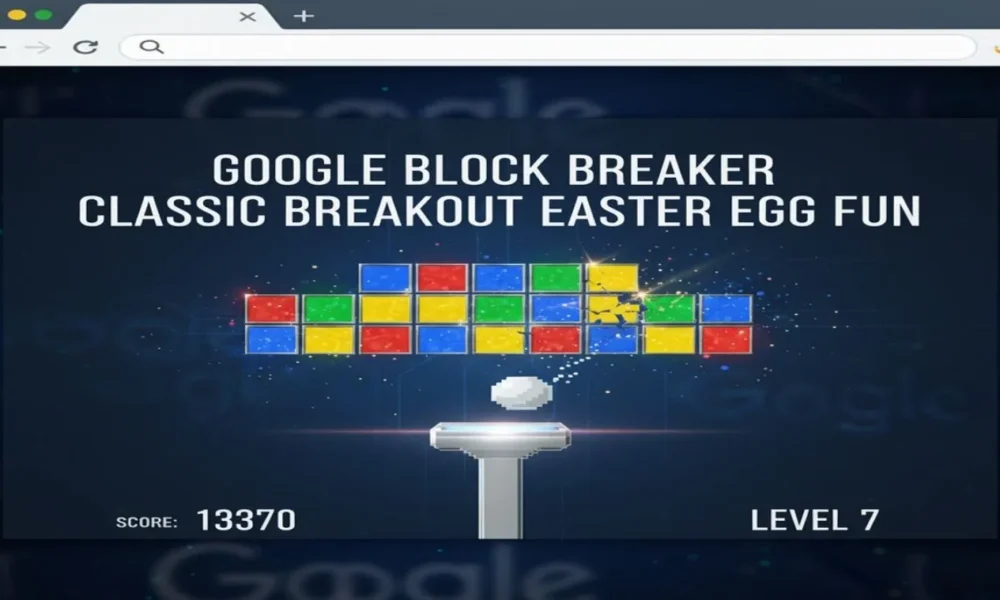 Google Block Breaker: Classic Breakout Easter Egg Fun